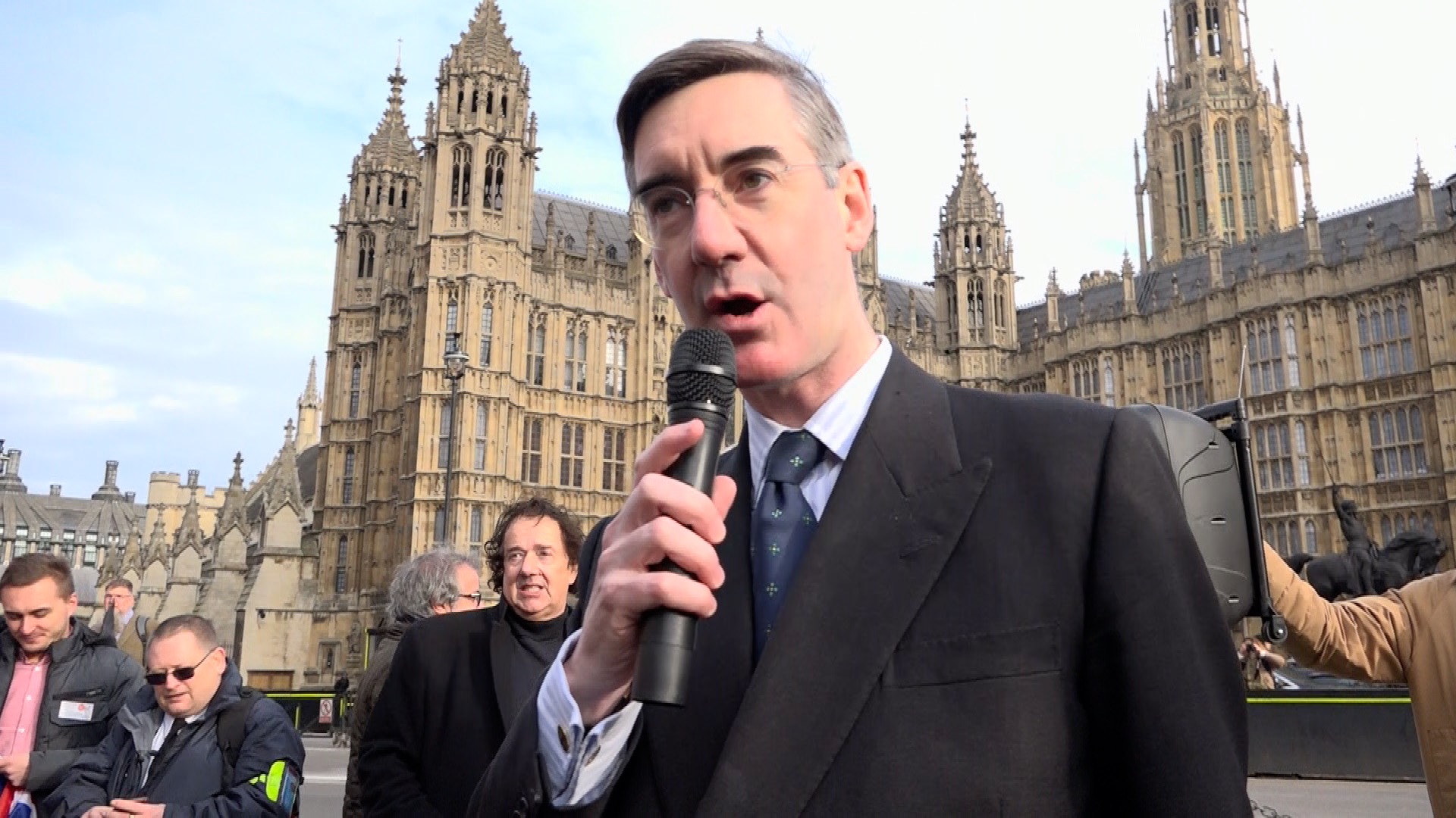 Jacob Rees Mogg Addresses Far Right Brexit Protest – Jason N. Parkinson ...